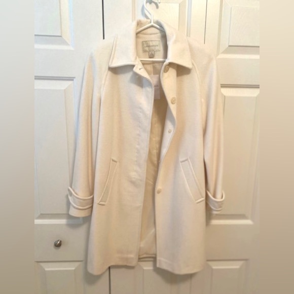 Appleseed's | Jackets & Coats | Appleseeds Winter White Wool Pea Coat Szs Nwt | Poshmark